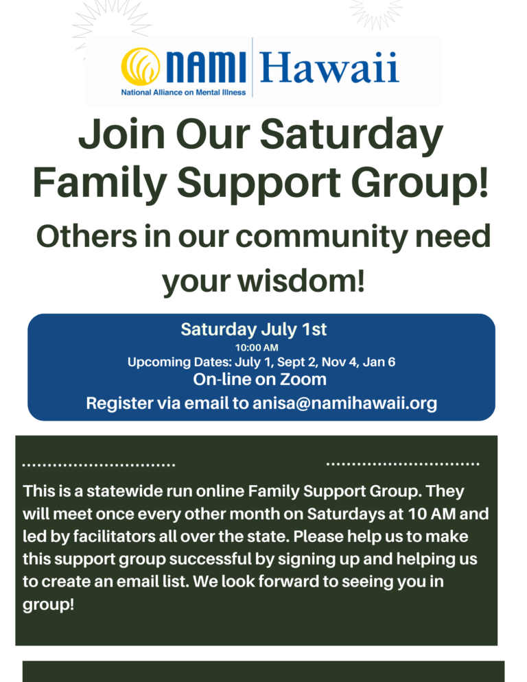 National Alliance for Mental Illness Hawaii – National Alliance for ...