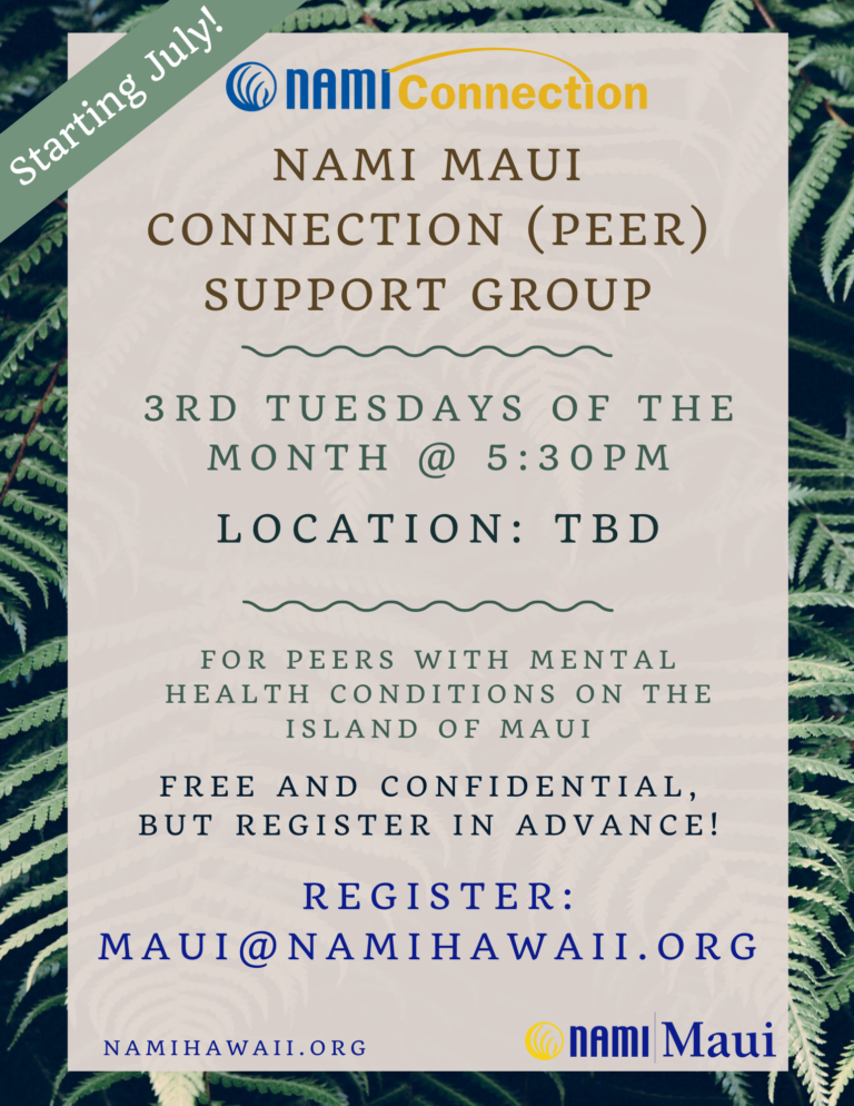 National Alliance on Mental Illness Hawaii – National Alliance on ...